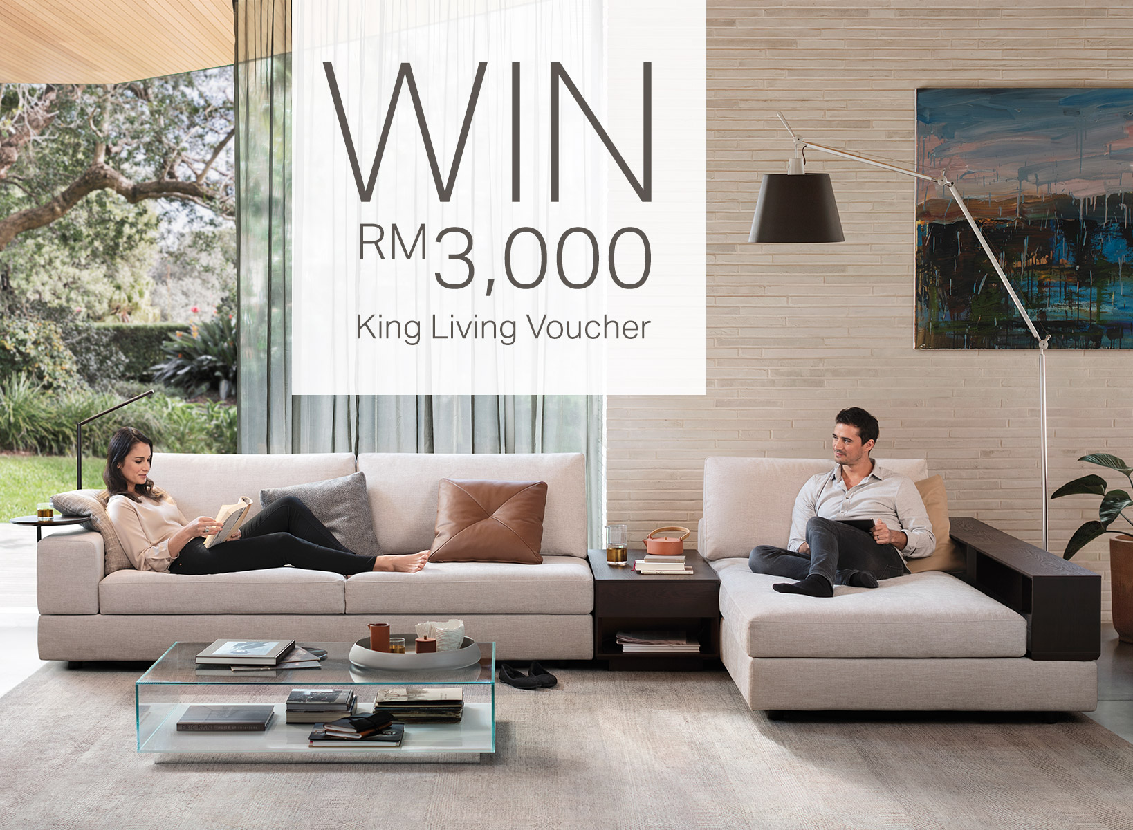 WIN RM3,000 King Living Voucher