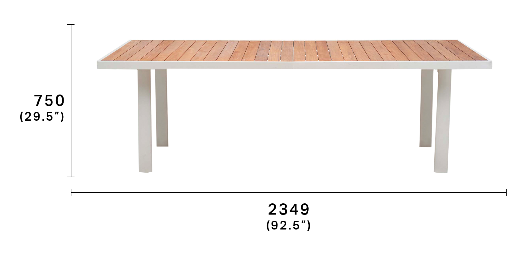 Plateau Outdoor Dining Table | King Living